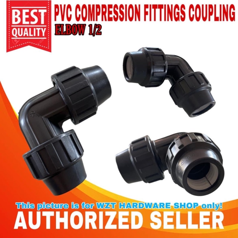 ( ELBOW , TEE , COUPLING, FEMALE - MALE ADAPTOR 1/2”-3/4”-1” )PVC - PE COMPRESSION FITTINGS ...
