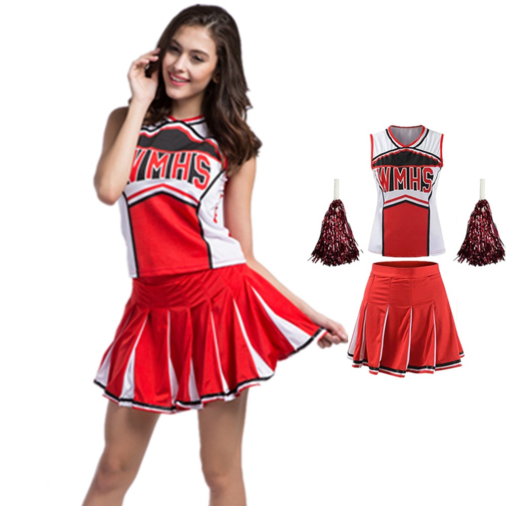 Cheerleading Costume Set Female Student Cosplay Uniform Girl Sexy ...