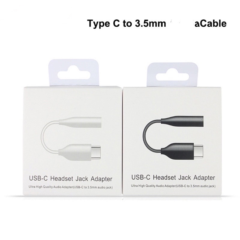 SAM Type C 3.5 Jack Earphone Cable USB C to 3.5mm AUX headset Adapter ...