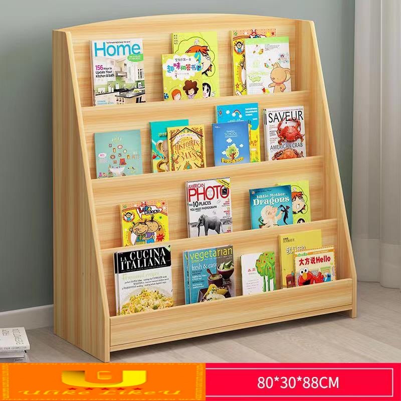Bookshelf Floor Shelf Picture Book Storage Rack Simple Home Student ...
