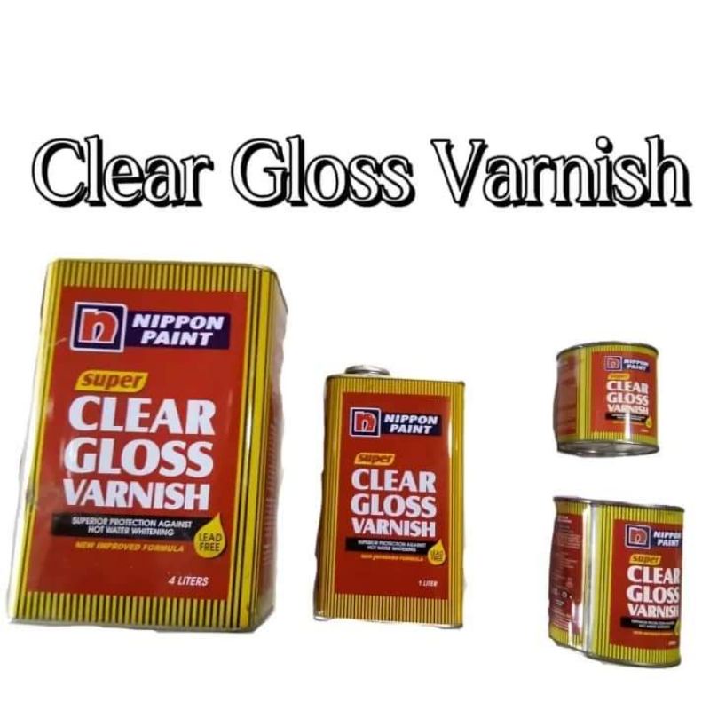 Nippon Paint Clear Gloss Varnish / Valspar Varnish 250ML/500ML/1 L ...
