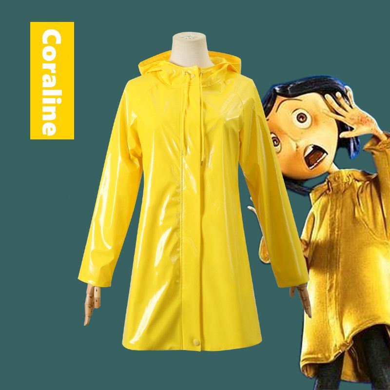Coraline Wybie Cosplay Set With Gloves For Halloween Club Parties