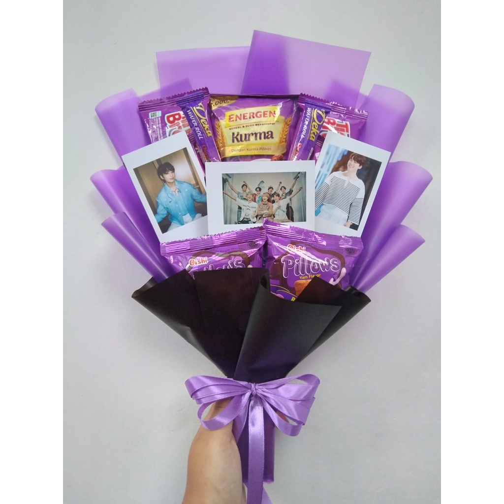 Bts Borae special snack bucket/graduation snack bouquet | Shopee ...