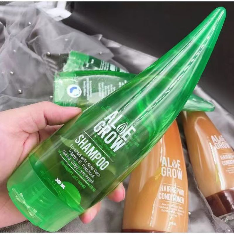 ALOE VERA SHAMPOO Hair Glower and Hair Repair Conditioner 300ml ...