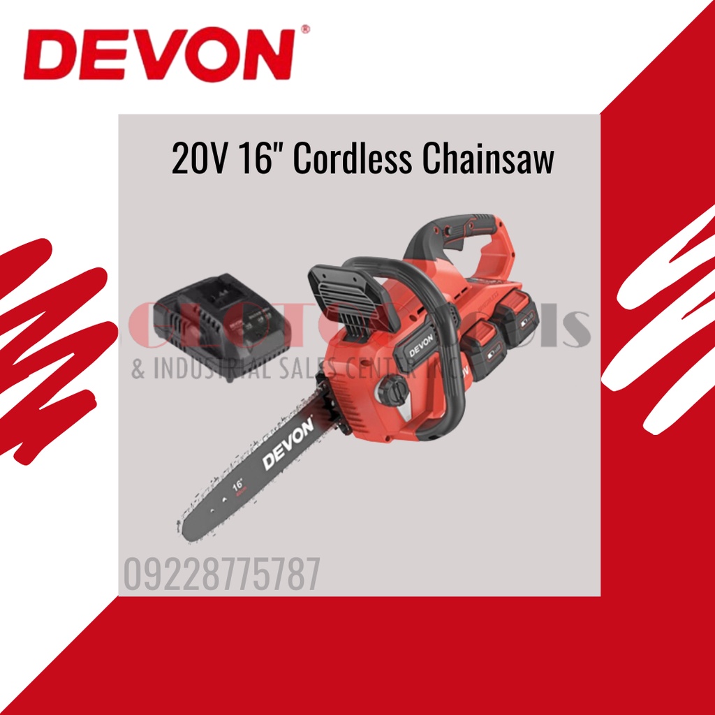 DEVON Cordless Chainsaw 16" | Shopee Philippines