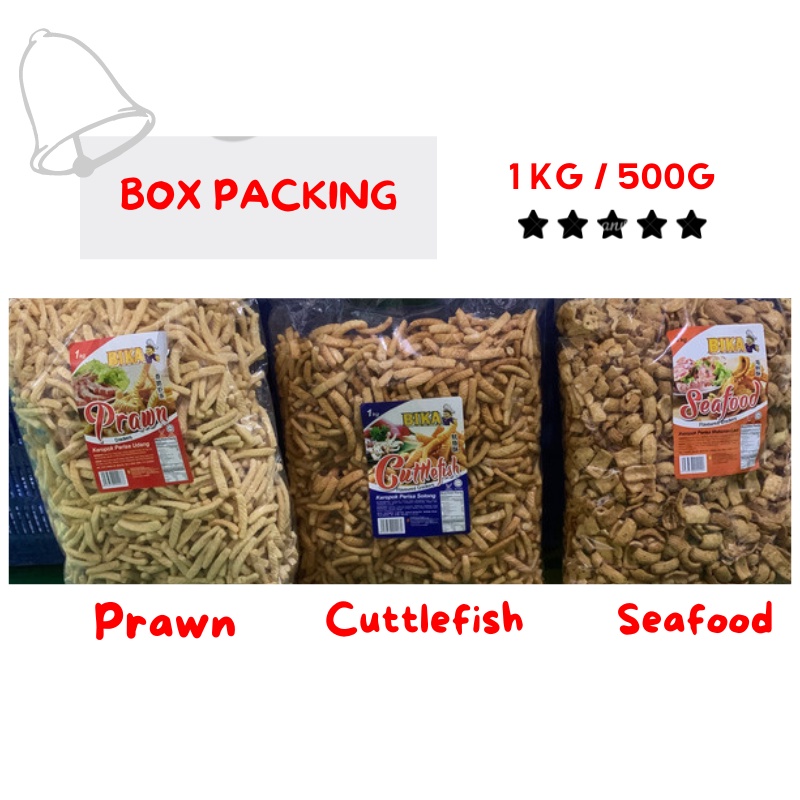 Bika Seafood,Prawn,Cuttlefish,Bika Keropok,Crackers Udang,Sotong Snack ...