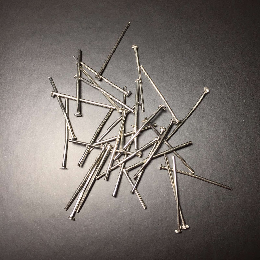 110 pcs (10 Grams) 3cm DIY Head Pins, Connector Pin for Jewerly making ...
