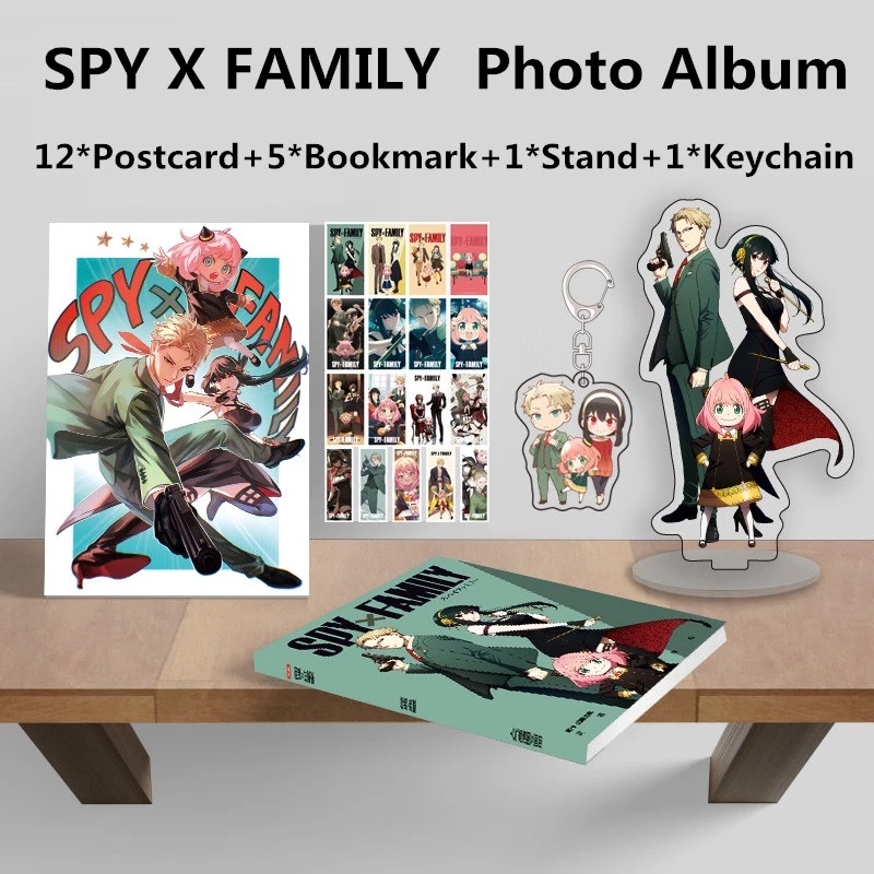 ~Anime Spy X Family Picture Album Anya Forger Yor Forger Cartoon ...