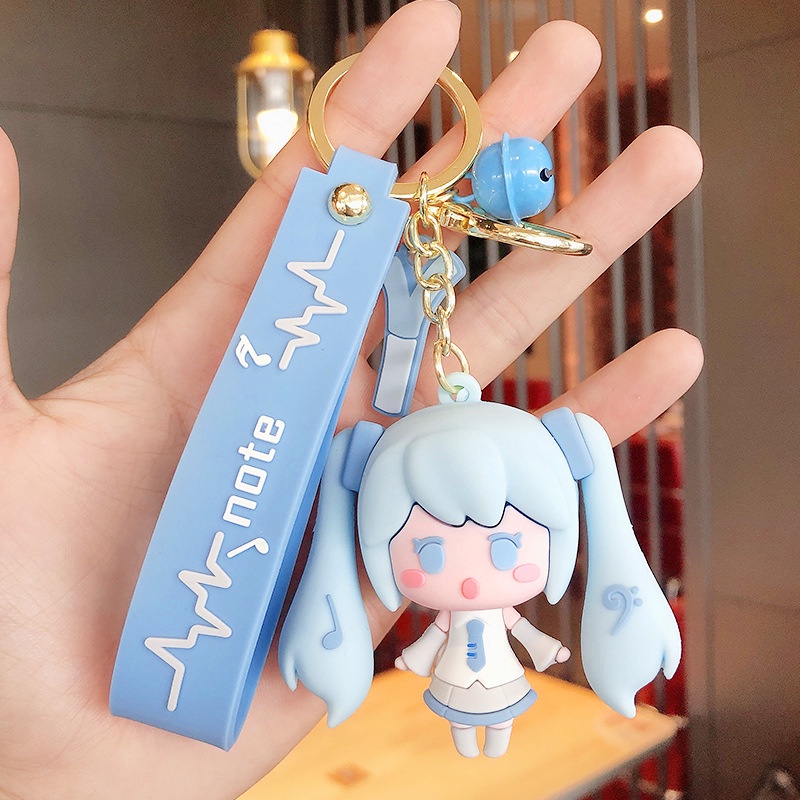 Hatsune Miku Keychain Anime Figure Pendant KeyBuckle Hatsune Miku Anime ...