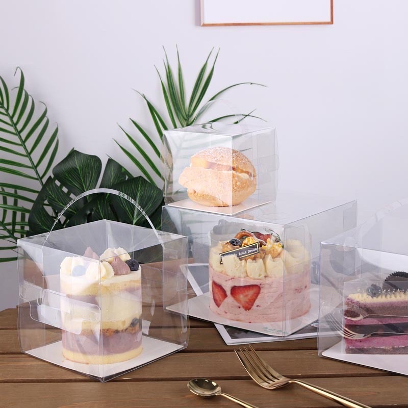 5pcs Acetate Cake Box with Free Cake Box with Handle | Shopee Philippines
