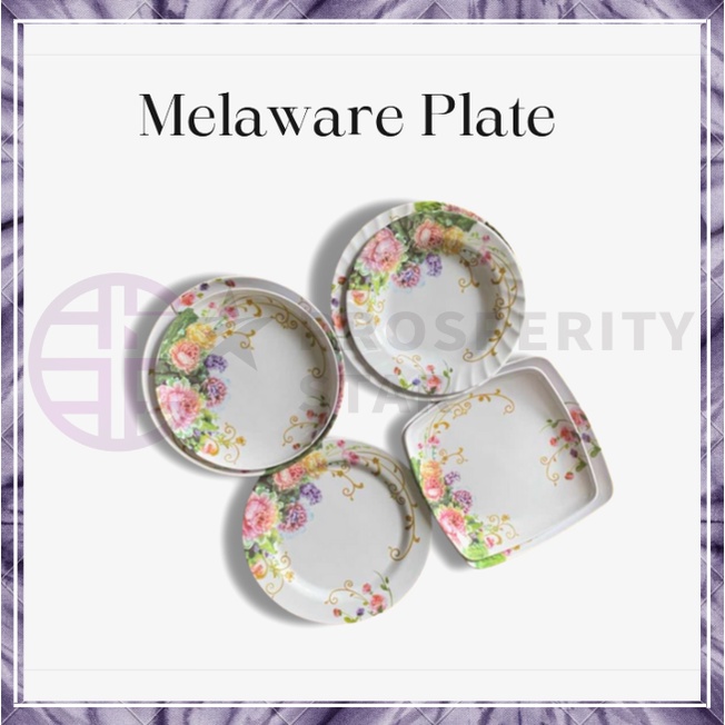 PROSPERITY STAR [6PCS] Melamine Plates I Melamine Ware Top Standard ...