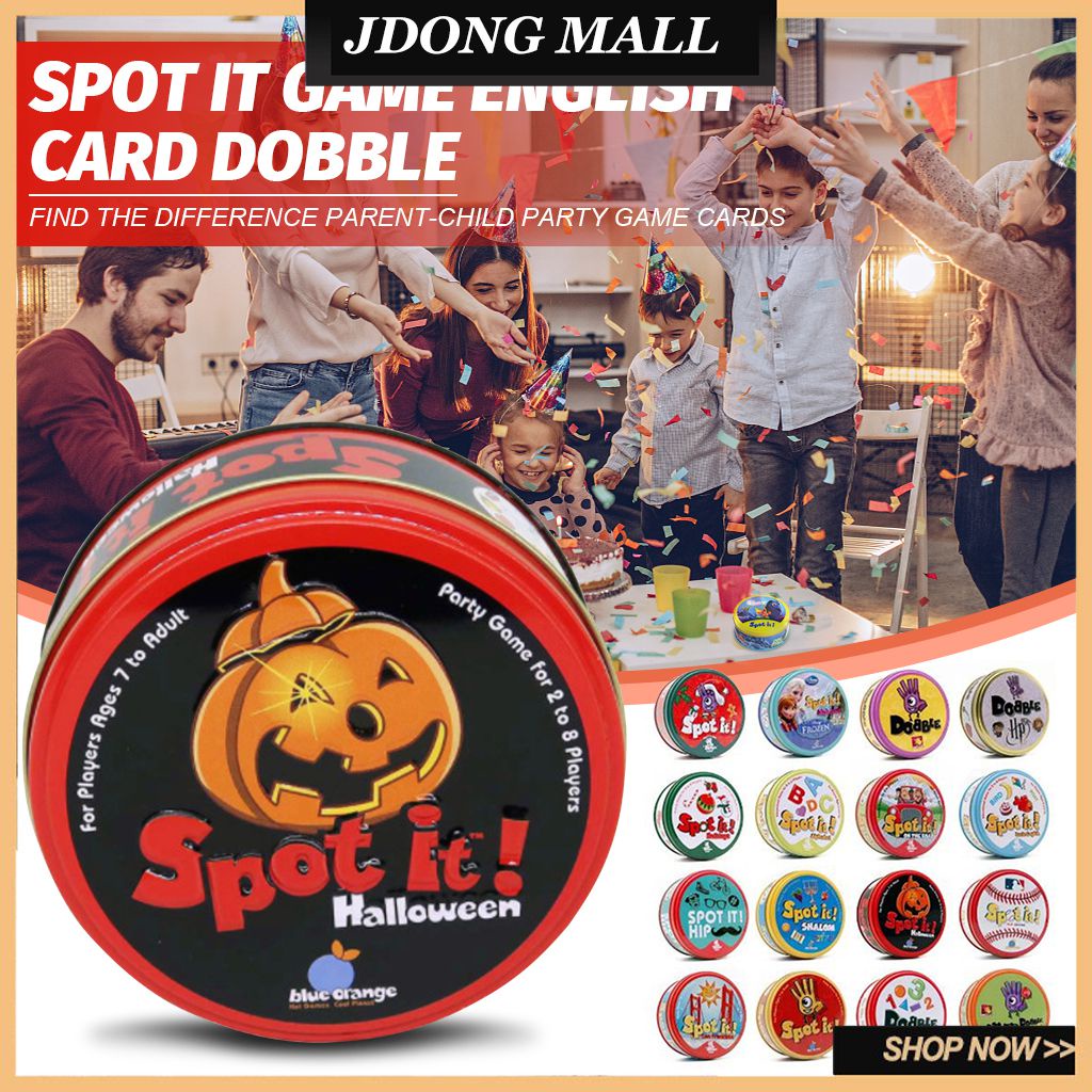 Spot It Game Card Dobble Find The Difference Parent-child Party Game ...