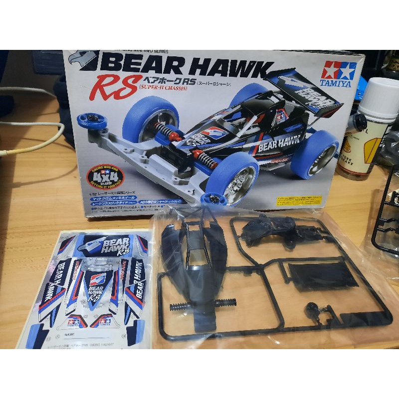 Tamiya Bear Hawk RS cowl and sticker only | Shopee Philippines