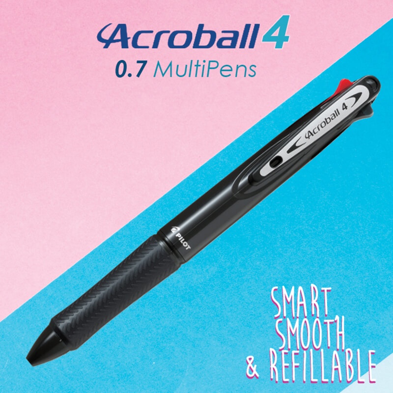 Pilot Acroball 4 Multipen | 0.7mm | BKAB-45F | Multi Pen | Mr. Paper ...
