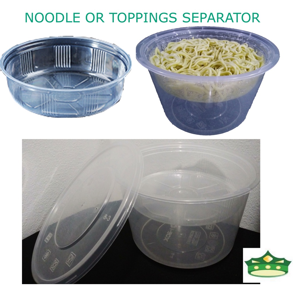 [100 pcs] insert bowl for microwavable bowl and paper bowl, great as ...