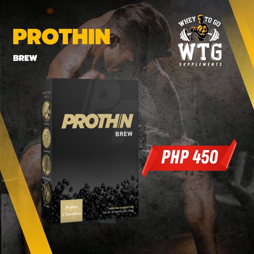 Prothin Brew Slimming Coffee 10 sachets | Shopee Philippines