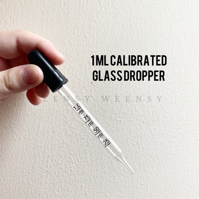 1 ml Calibrated Glass Dropper | Shopee Philippines