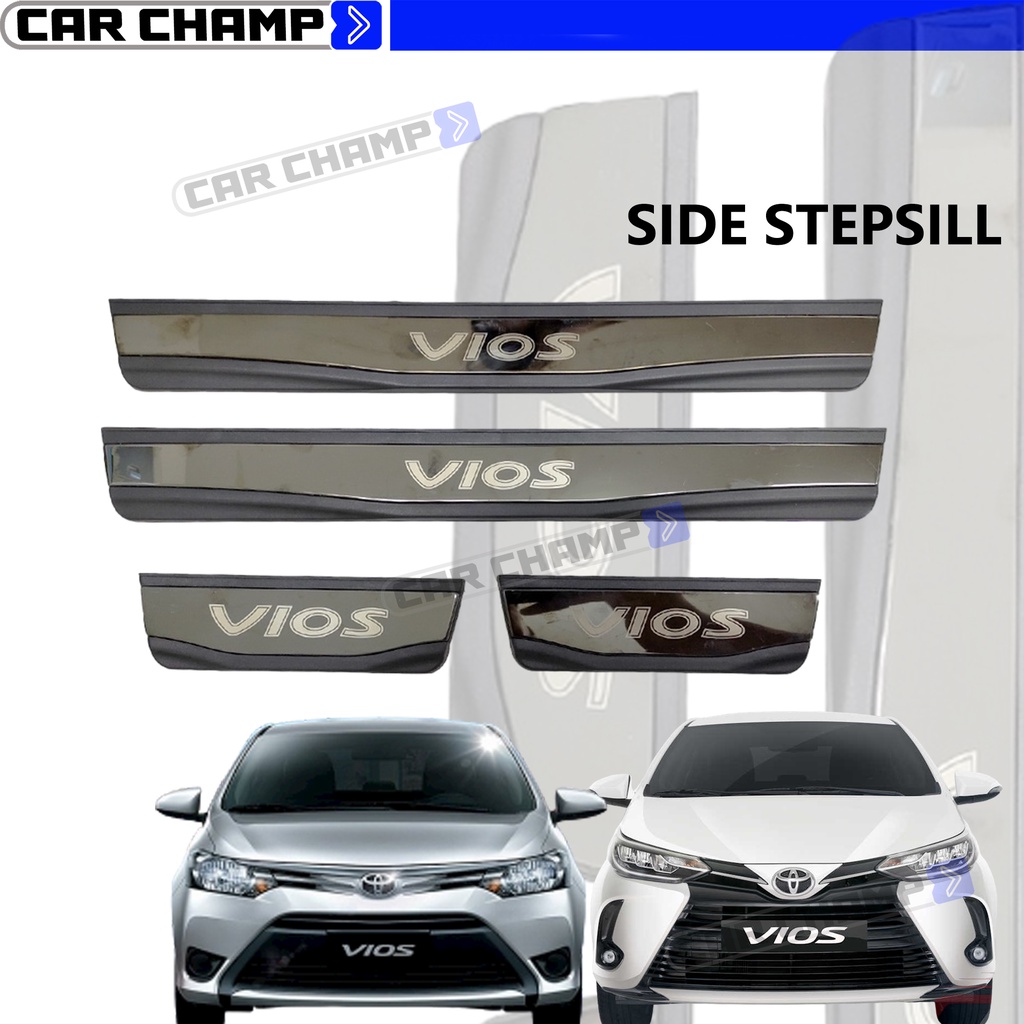 Toyota Vios 2014 to 2024 OEM Side Stepsill / Step sill VERSION 3 2015 ...
