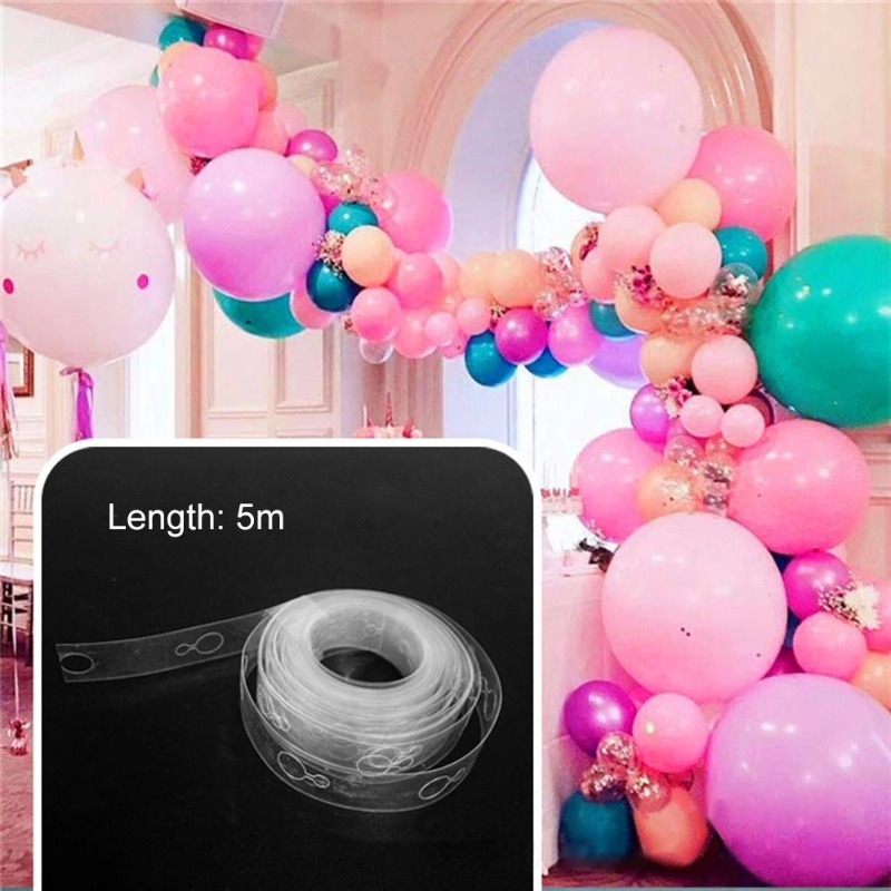 5m Balloon Chain Balloon Accessories Balloon Arch Decorative Tape Arch ...