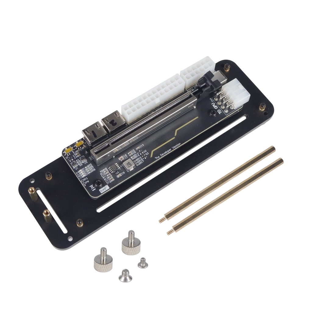 M.2 WIFI (A/E Key) External Graphics Card Stand Bracket w/ PCIe 3.0 4x ...