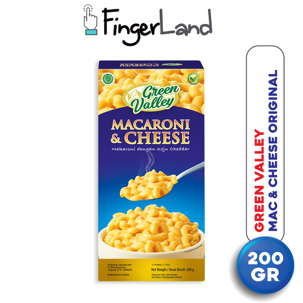 GREEN VALLEY Macaroni and Cheese 200 grams Mac n Cheese | Shopee ...