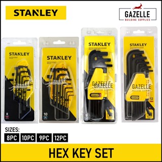 Stanley Hex Key Set with Holder 8Pc 10Pc Metric English - 69-251 69-252 ...
