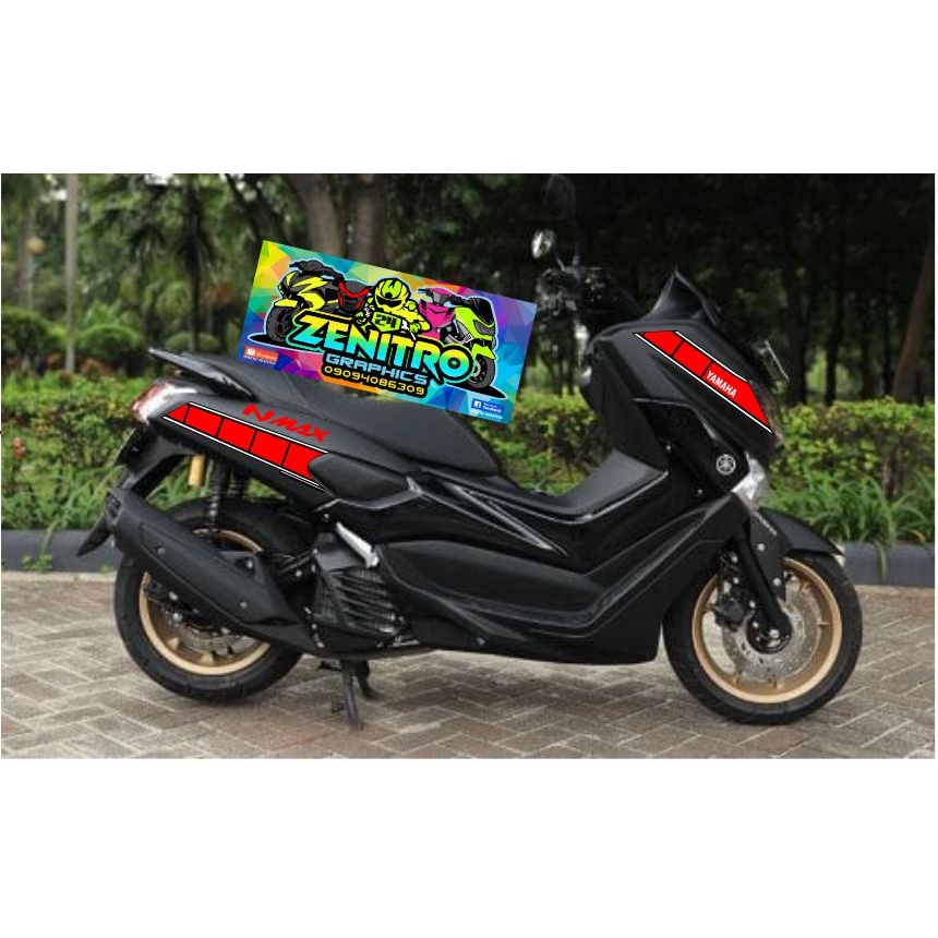 60th Anniversary World GP Decals for NMAX V1 (Matte Black) | Shopee ...