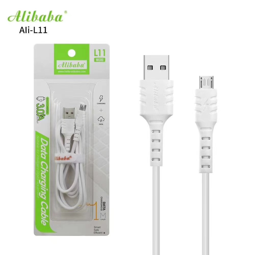 Alibba Ali-L11 3.0A Fast USB Data Charging USB Cable ip/Micro/Type-C ...