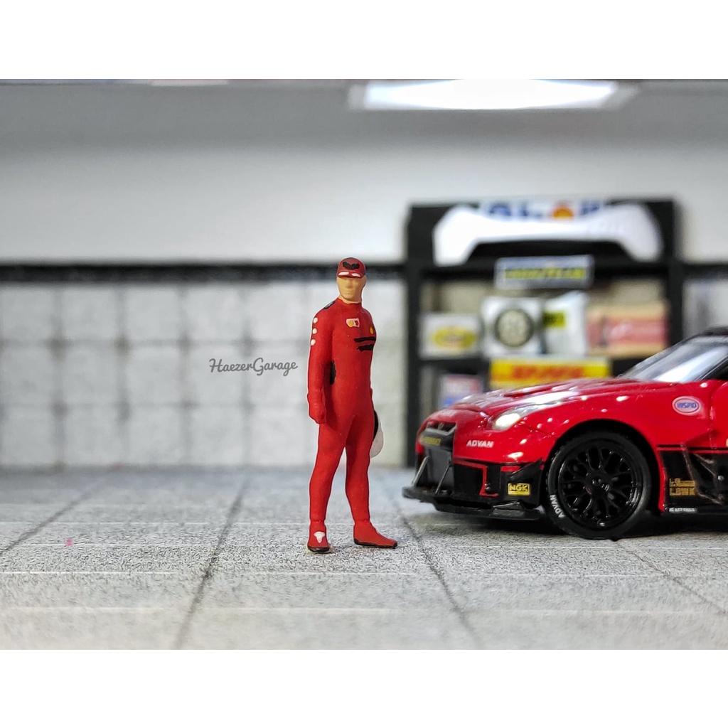 Racer Figure 1/64 1:64 Racing Car Diecast Diorama Miniature - n0 ...