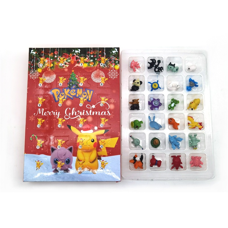 2023 New POKEMON Christmas Advent Calendar Box 24 Days / 24 Pokemons ...