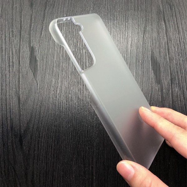 Ultra Thin Slim Plastic Hard Matte Transparent Back Cover For Samsung ...