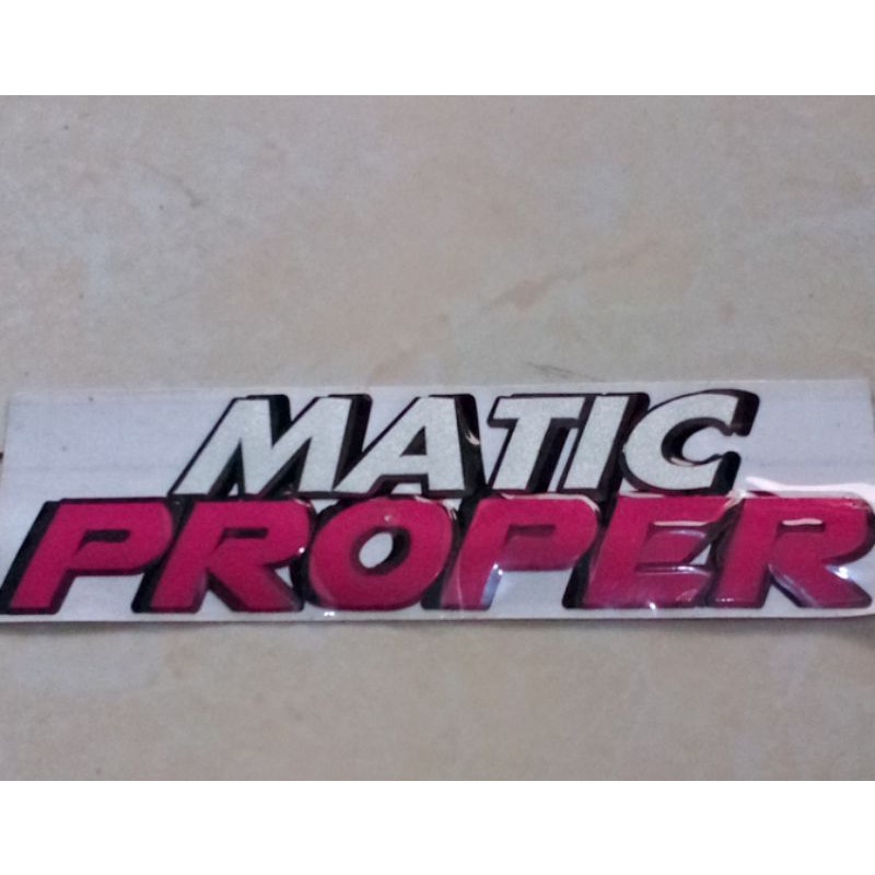 Matic PROPER cutting stickers for motorbikes | Shopee Philippines