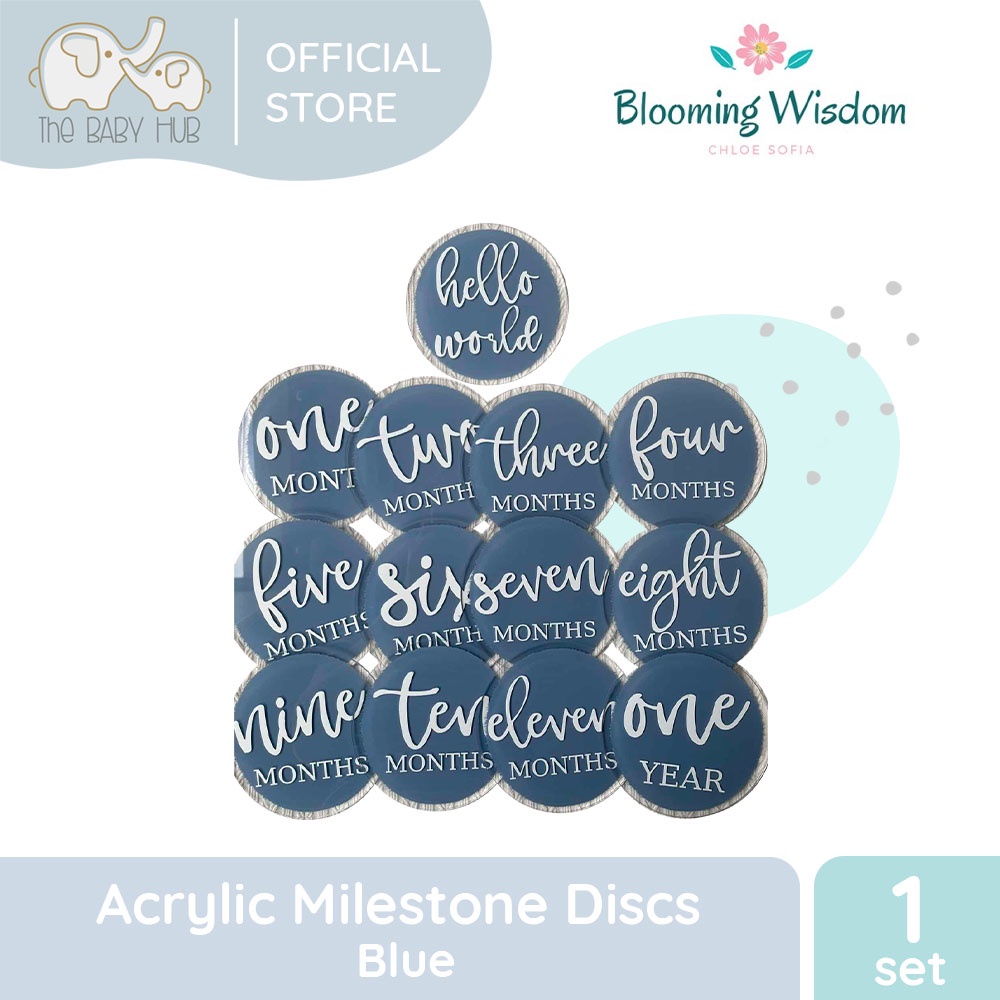 Blooming Wisdom Acrylic Hello World and Monthly Milestone Discs | Shopee Philippines