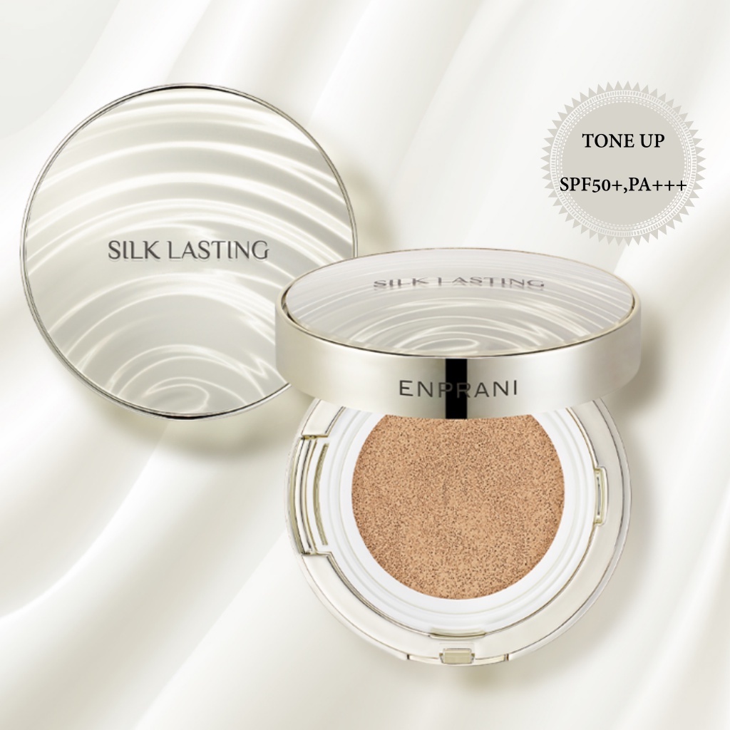 ENPRANI SIilk Lasting Mild Tone Up Cushion 17g × 2 ea SPF50+, PA+++# ...