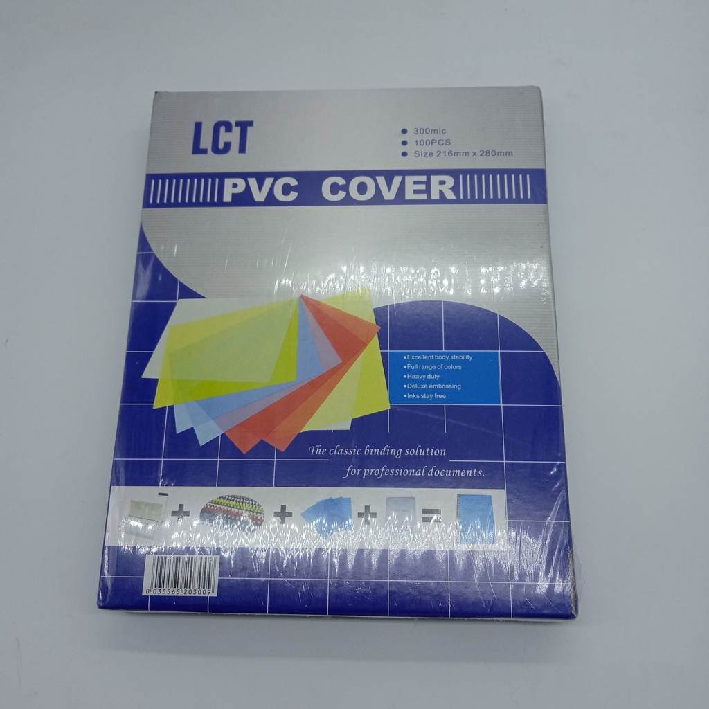 PVC Binding Cover Clear Book Ring Binding Cover LCT Acetate | Shopee ...