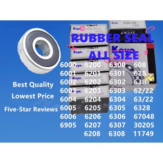 Koyo Bearings JAPAN All size rubber seal 6200/6201/6202/6203/6204/6205/6300/6301/6302/6303/6304 ...