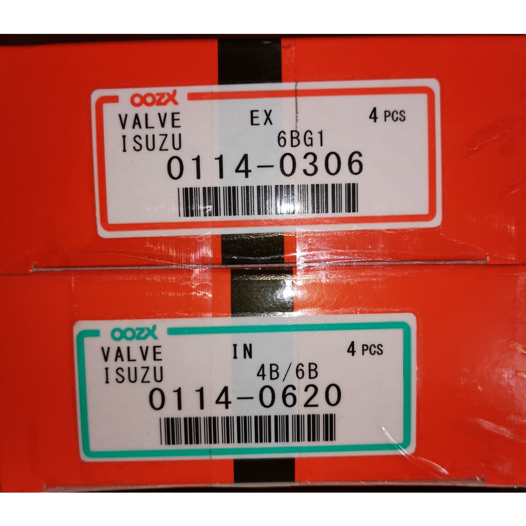 FUJI Engine Valve IN & EX For ISUZU 4BC2 / 4BE1 / 4BG1 / 6BB1 / 6BG1 ...
