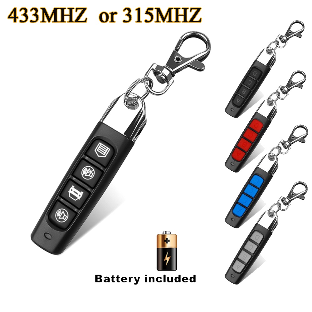 315Mhz 433Mhz 4Keys Colorful Remote Control Duplicator Clone Cloning Code Auto Copy For Garage ...