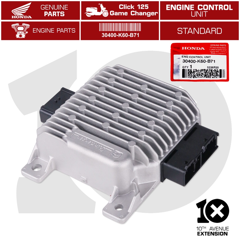 10thX Honda Genuine (ECU) Engine Control Unit Part No.30400-K60-B71 for ...