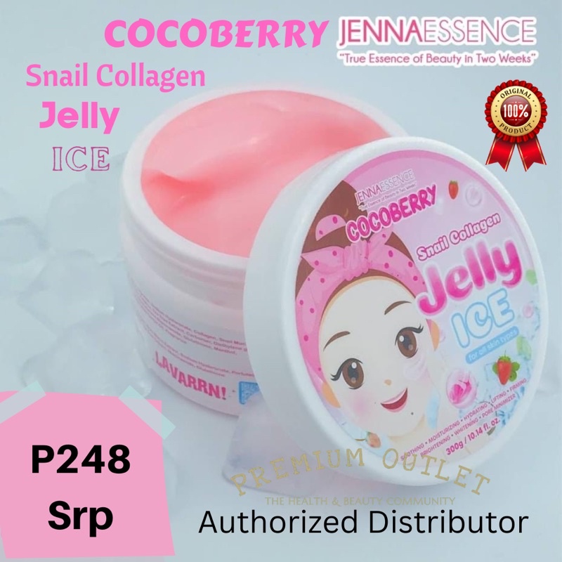 Original-Cocoberry-Snail-Collagen-Jelly-Ice-For-all-skin-types | Shopee ...