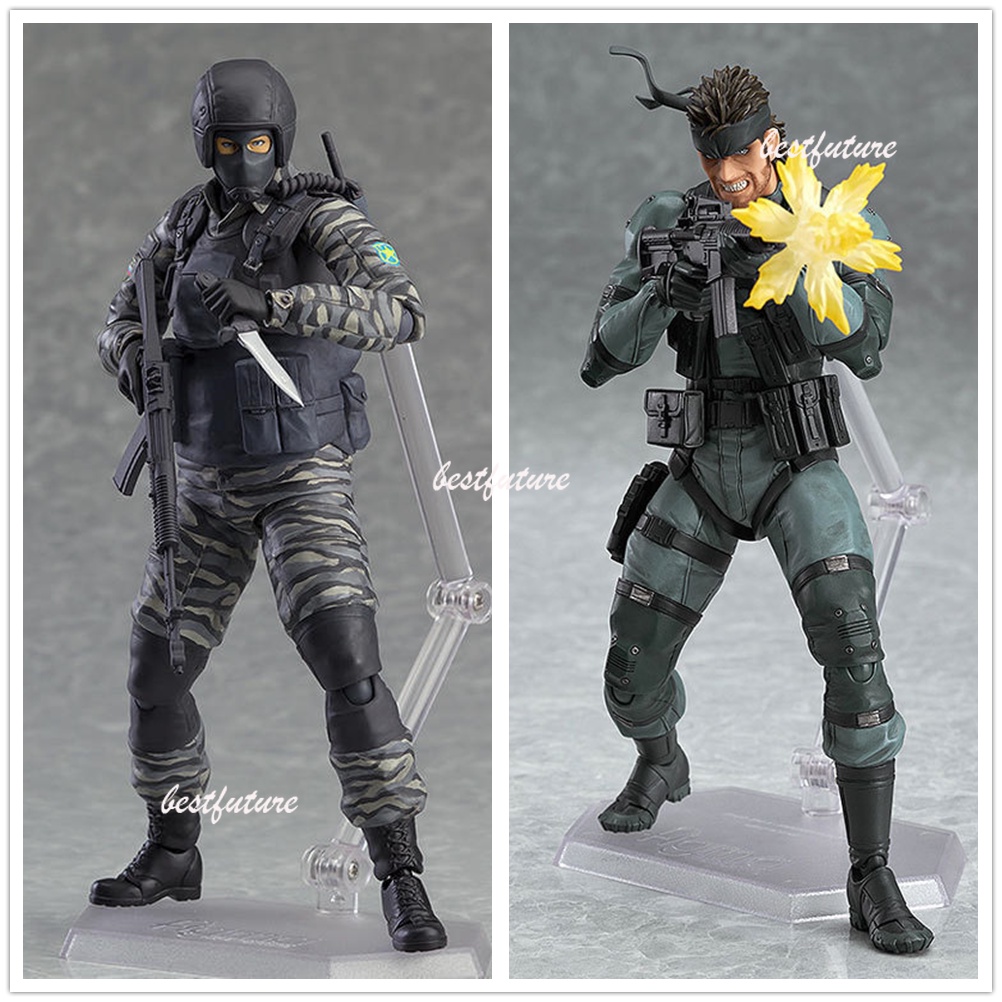 15cm Figma 243# 298# MGS Snake Metal Gear Solid 2 Sons of Liberty ...