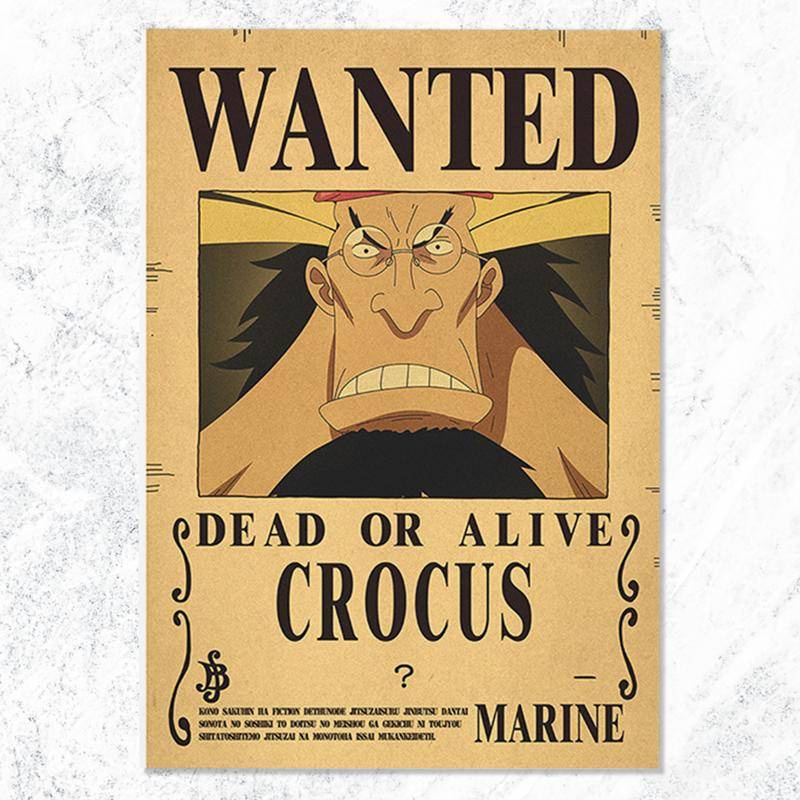 New Edition One Piece Poster CROCUS One Piece Wanted Posters 28.5x42cm ...