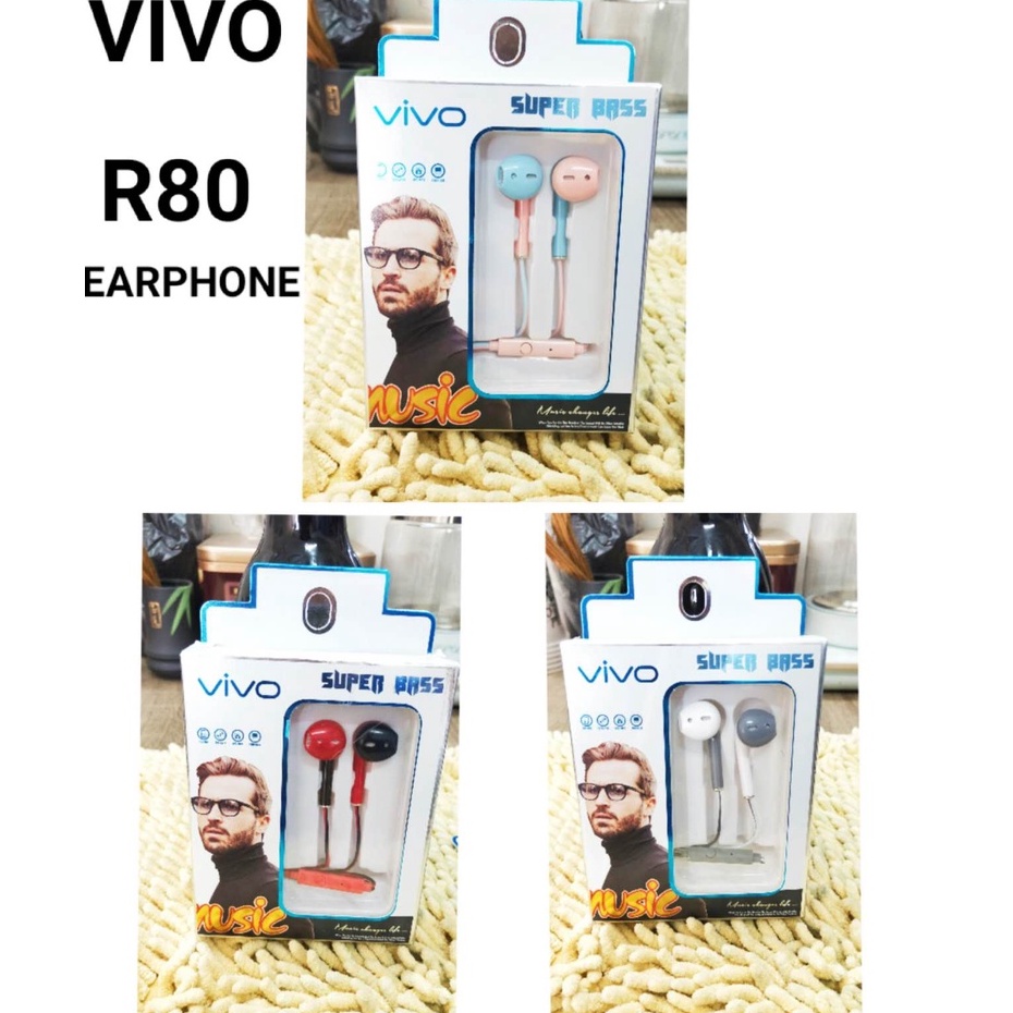 M99 VIVO R80 UNIVERSAL EARPHONE/HEADSET WITH MIC SUPER BASS | Shopee ...