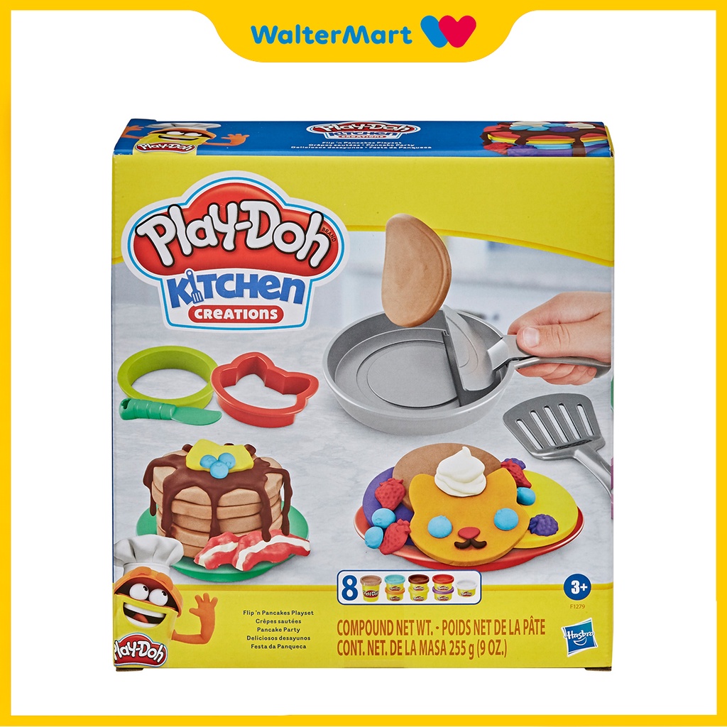 PLAYDOH Flip Pancakes Kitchen Playset F1279 | Shopee Philippines