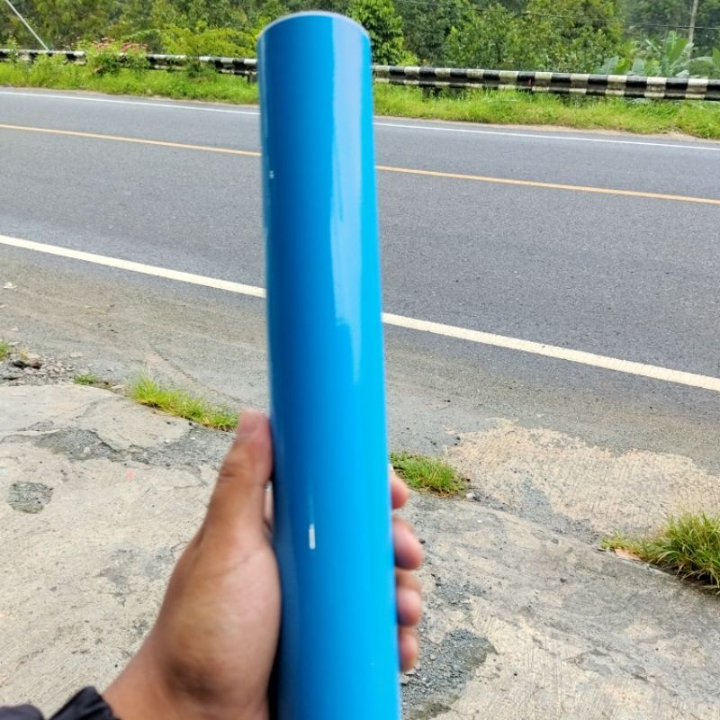 Ice Blue Sticker Blue Sky Blue Velvette Sticker Light Blue Color ...