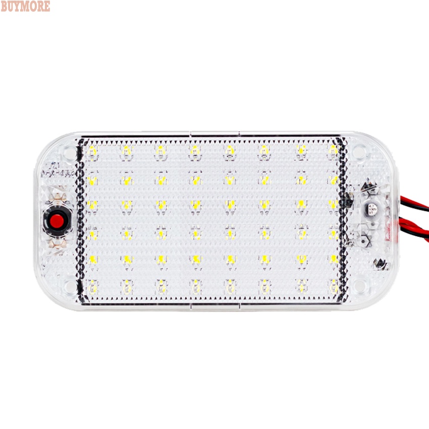48 LED Panel Light Car Interior Reading Lamp High Brightness Cabin ...