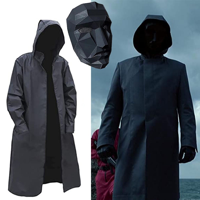 Korean Squid Game Boss Cosplay Costume Villain Front Man Uniform Set ...