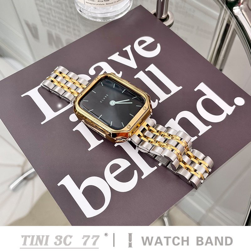 Multi Bead Stainless Steel Strap For Apple Watch Series 10 S9 8 7 6 5 4 ...