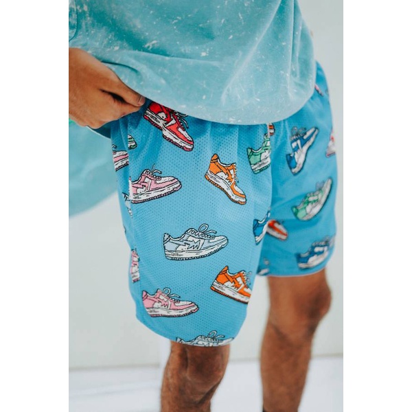 MSTR CO. - ACID WASH COLLECTION "SNEAKER" Mesh Short (Blue) | Shopee ...