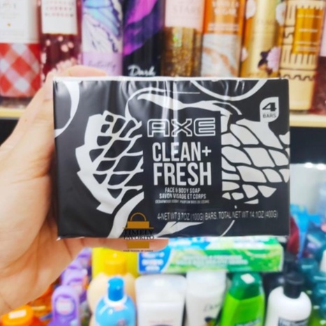 Axe Clean + Fresh Face & Body Soap 4 x 100g | Shopee Philippines